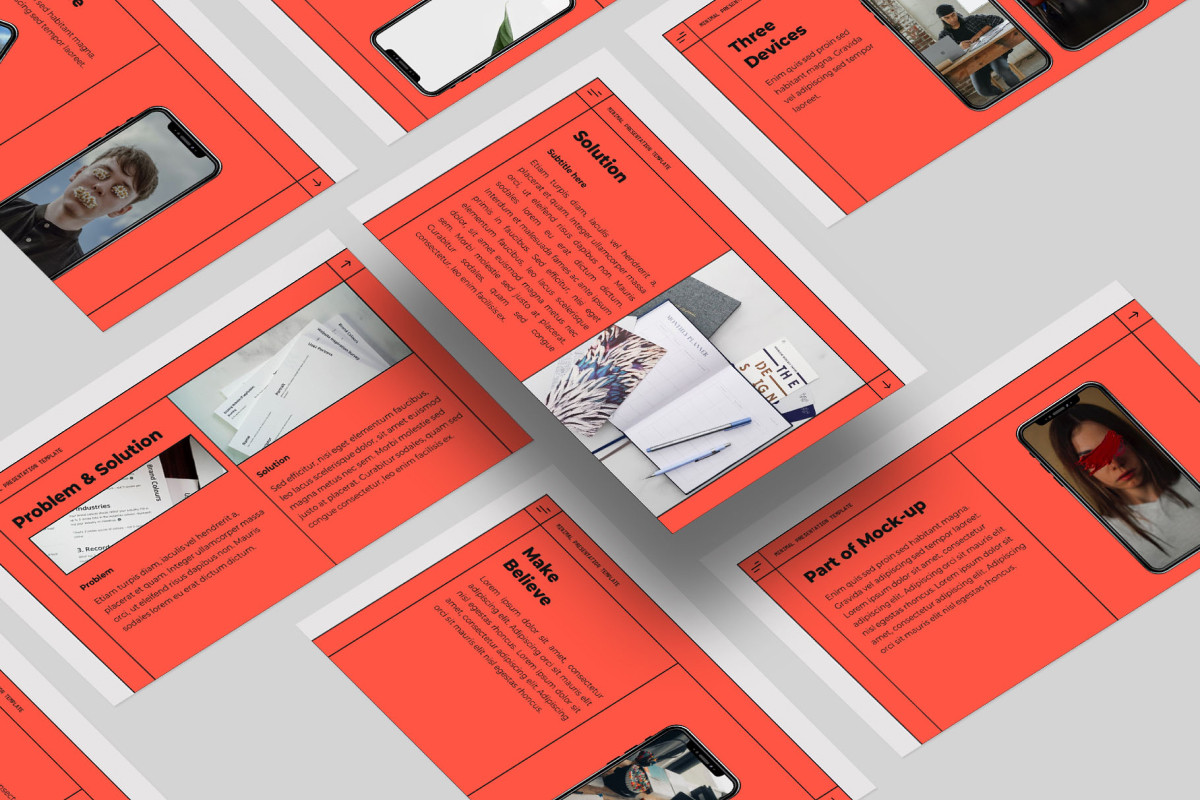 Minimal X PowerPoint Template | Nulivo Market